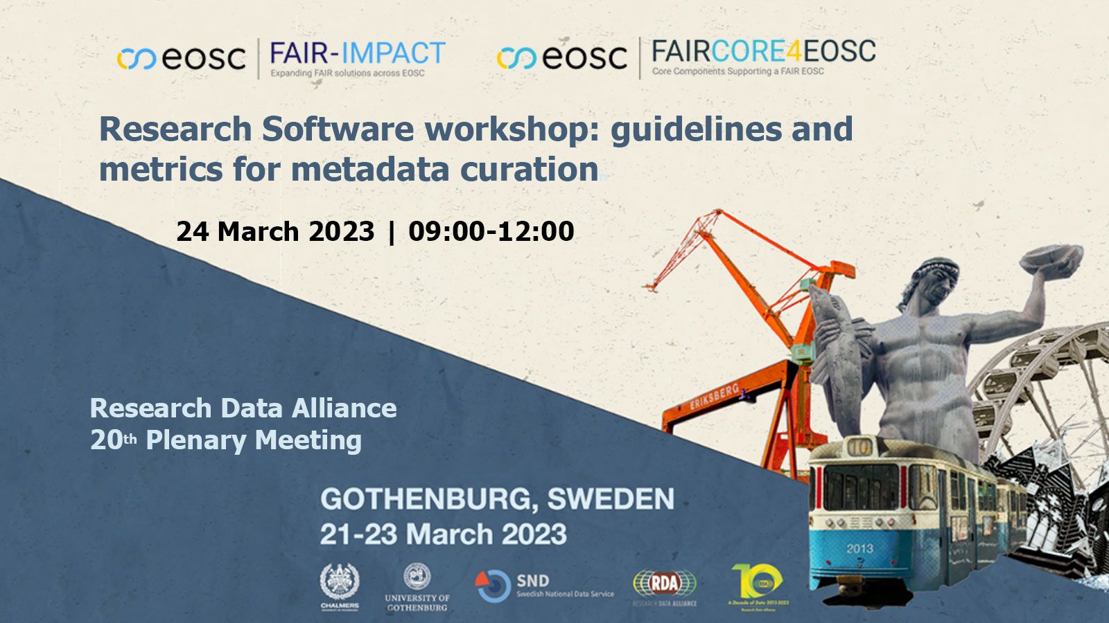 Research Software Workshop: guidelines and metrics for metadata ...